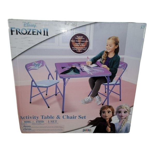 Disney | Toys | Disney Frozen 2 Erasable Activity Table 2 Chairs With ...